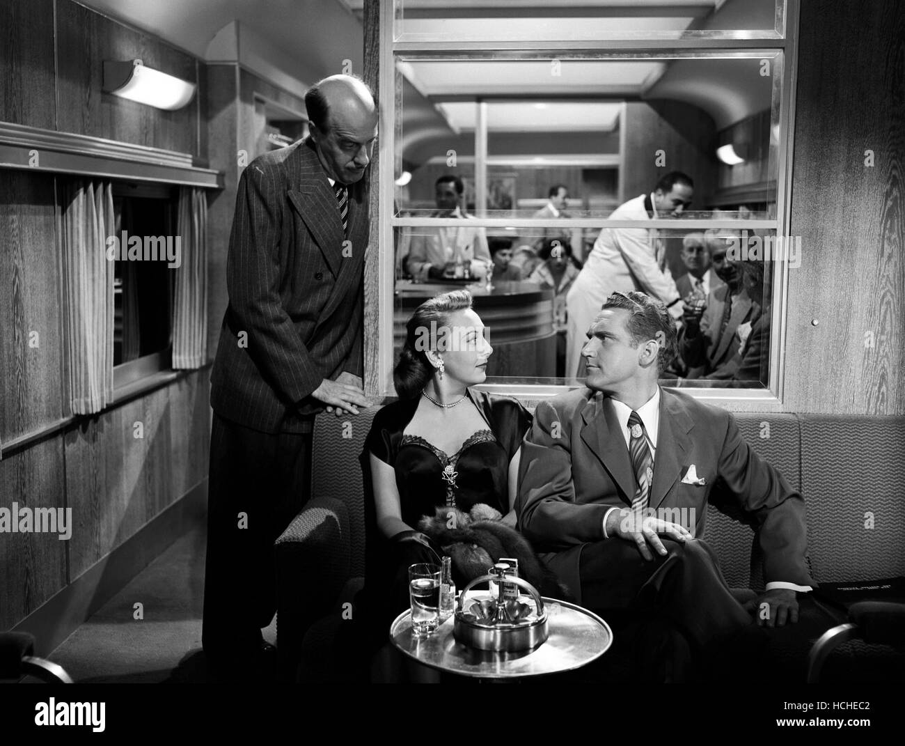 MRS. O'MALLEY AND MR. MALONE, from left: Fred Clark, Ann Dvorak, James ...