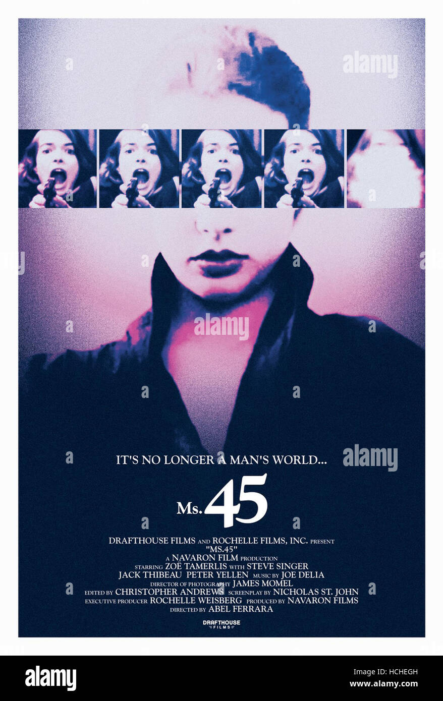 MS. 45, (aka MS. .45, aka MS 45), 2013 re-issue poster art, Zoe ...