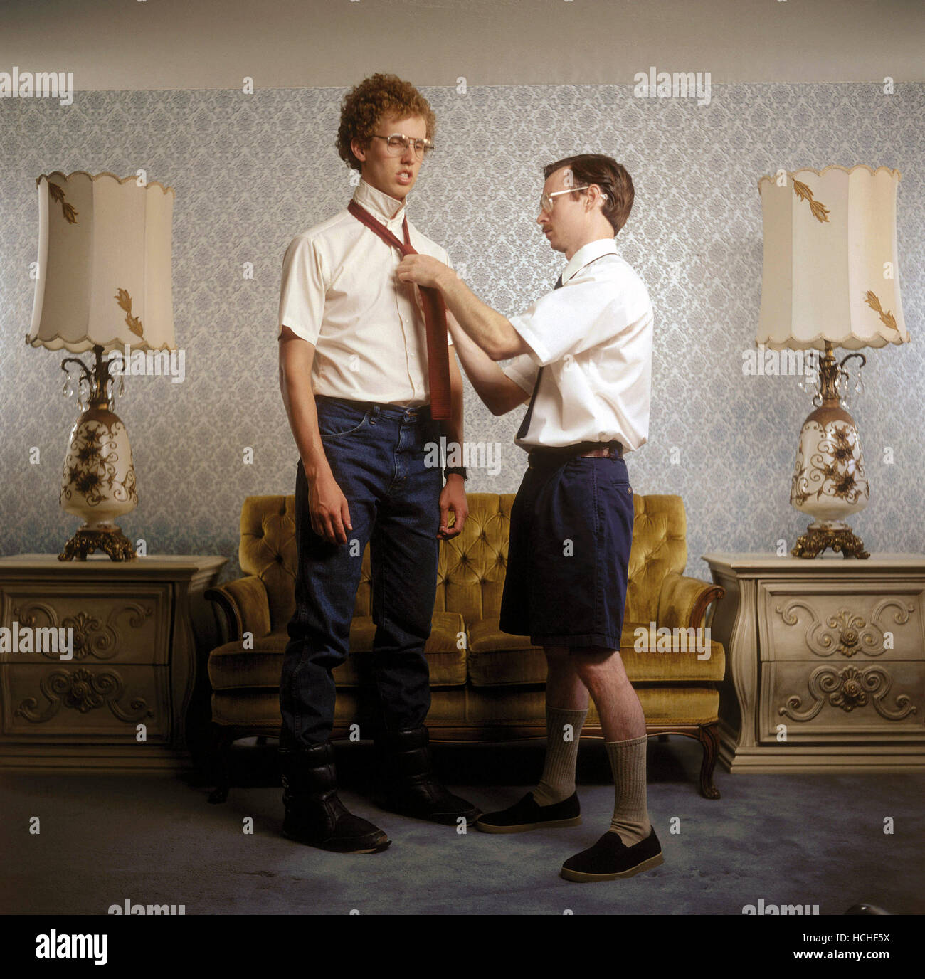 NAPOLEON DYNAMITE, Jon Heder, Aaron Ruell, 2004, (c) Fox Searchlight ...