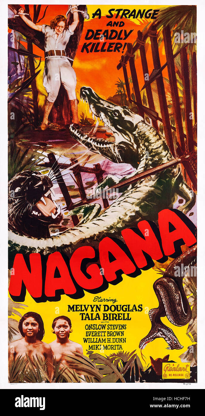 NAGANA, US poster art, top left: Tala Birell, 1933 Stock Photo - Alamy