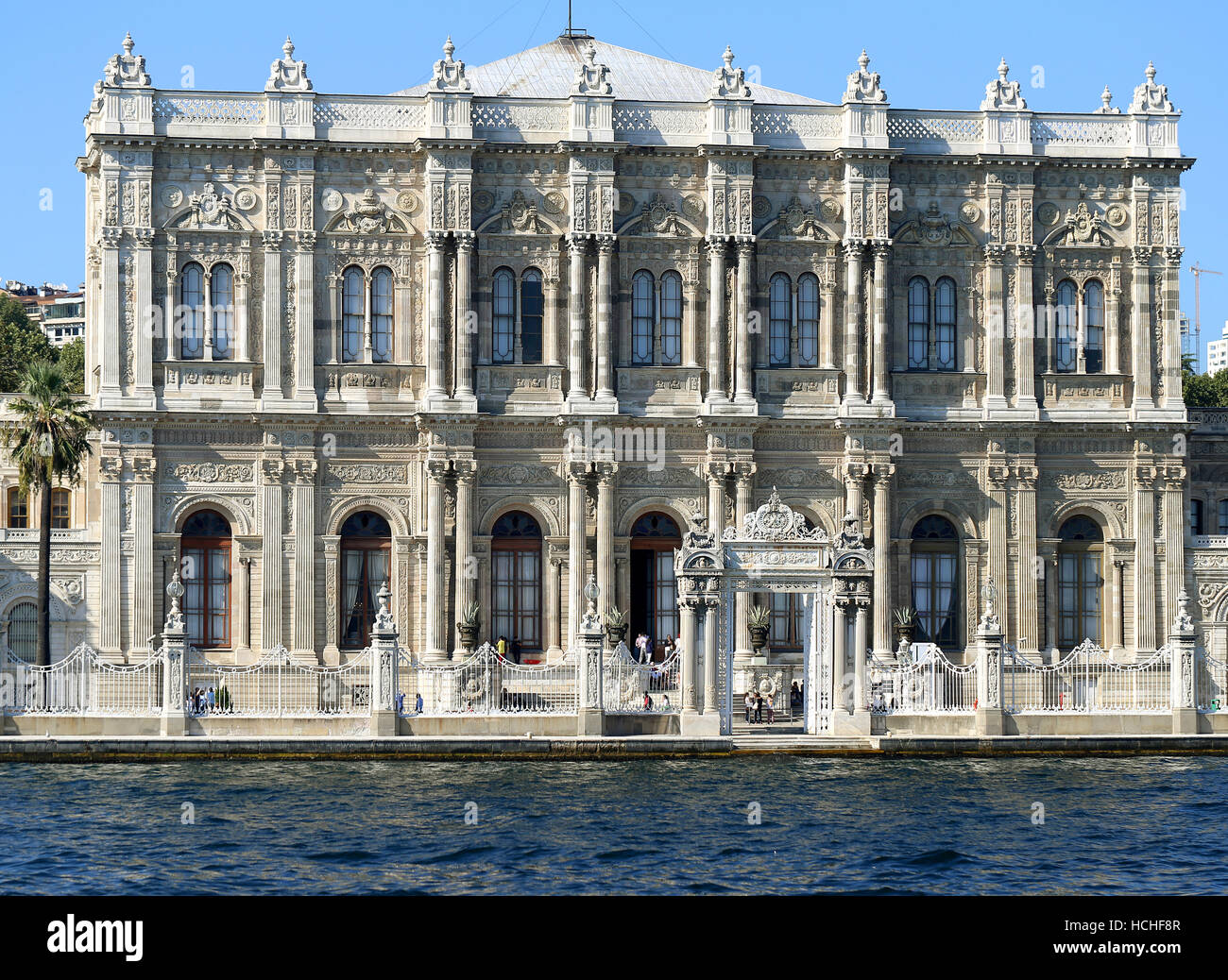 Photo beautiful historic Dolmabahce Palace in Istanbul Stock Photo - Alamy