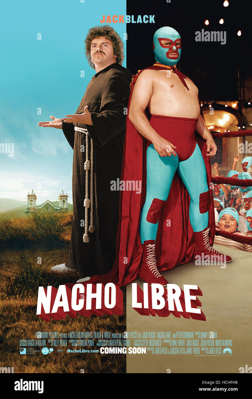 NACHO LIBRE, Jack Black (twice), 2006. ©Paramount/courtesy Everett ...