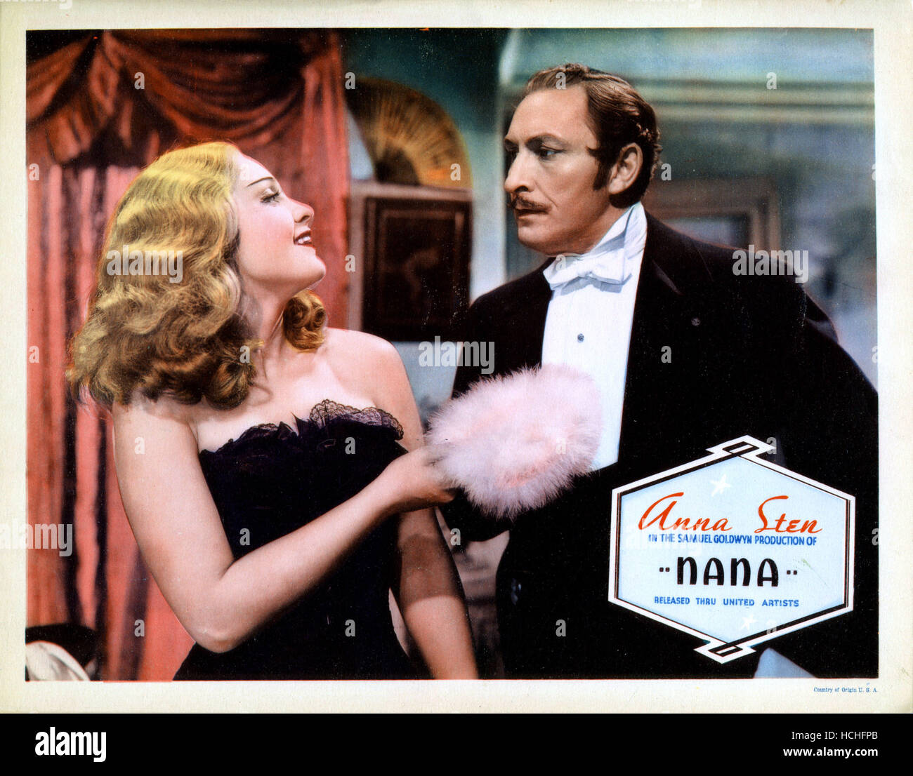 NANA, Anna Sten, Lionel Atwill, 1934 Stock Photo - Alamy