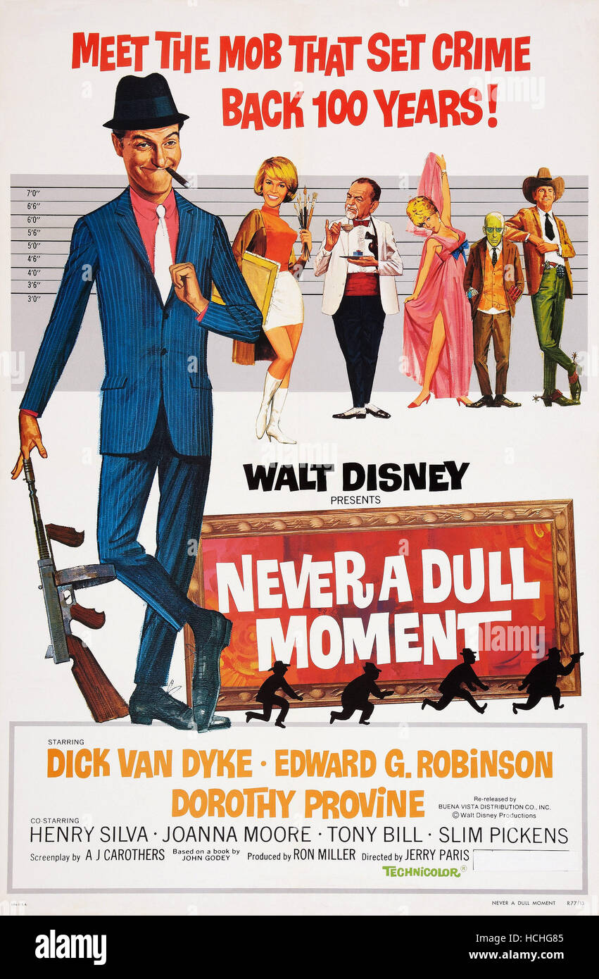 NEVER A DULL MOMENT, US poster art, from left: Dick Van Dyke, Dorothy ...