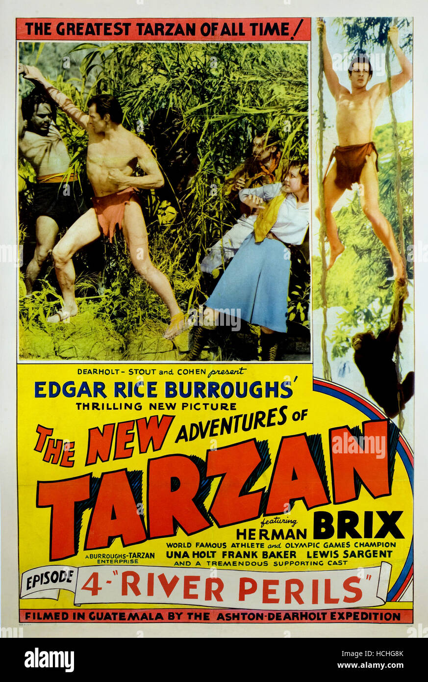 THE NEW ADVENTURES OF TARZAN, (Chapter 4: River Perils) Bruce Bennett ...