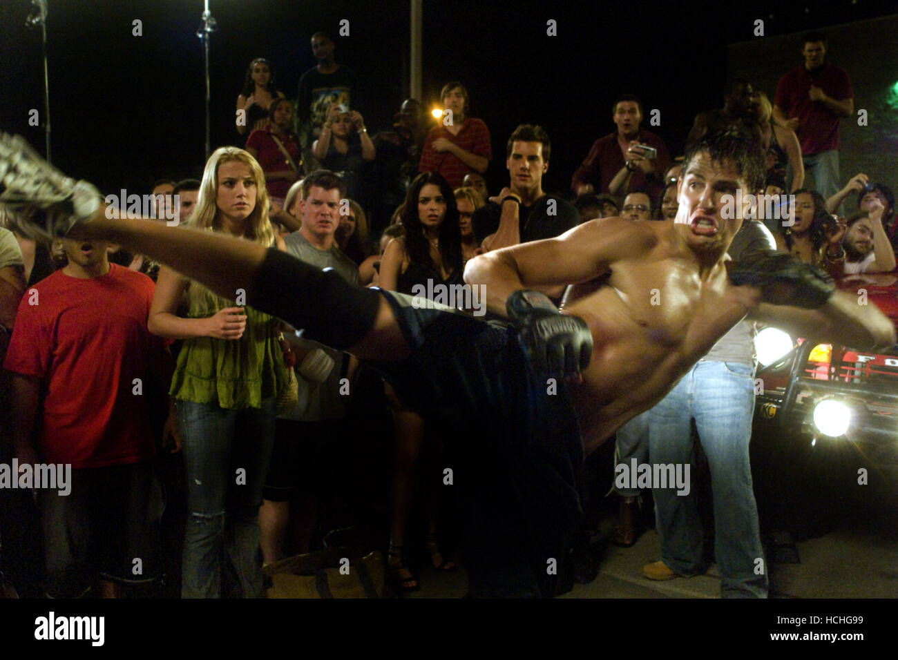 NEVER BACK DOWN, Amber Heard (front left), Sean Faris (front right ...