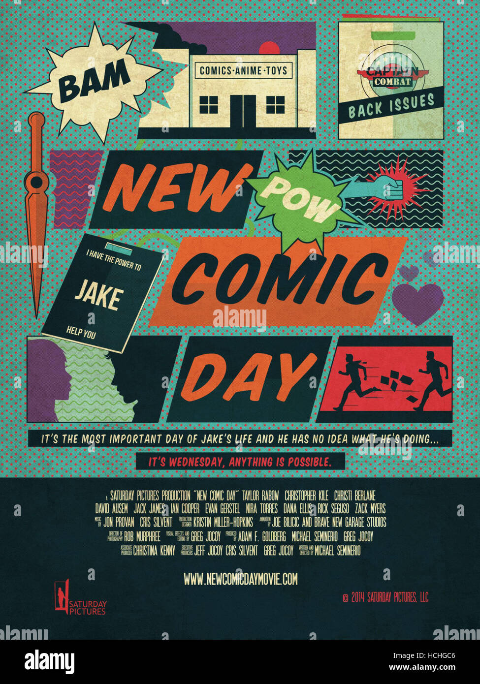 NEW COMIC DAY, US poster art, 2015 Stock Photo - Alamy