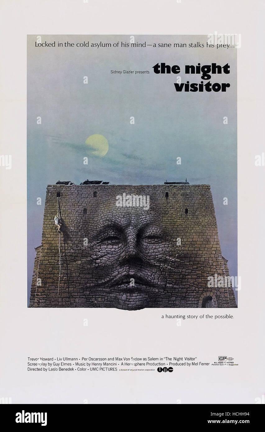 THE NIGHT VISITOR, US poster art, 1971 Stock Photo - Alamy
