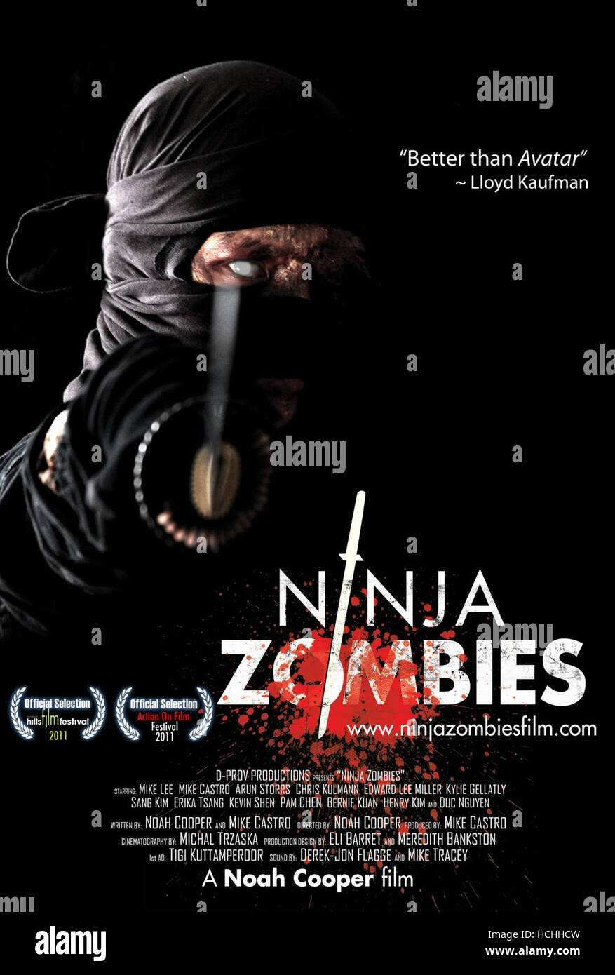 NINJA ZOMBIES, poster art, 2011 Stock Photo - Alamy