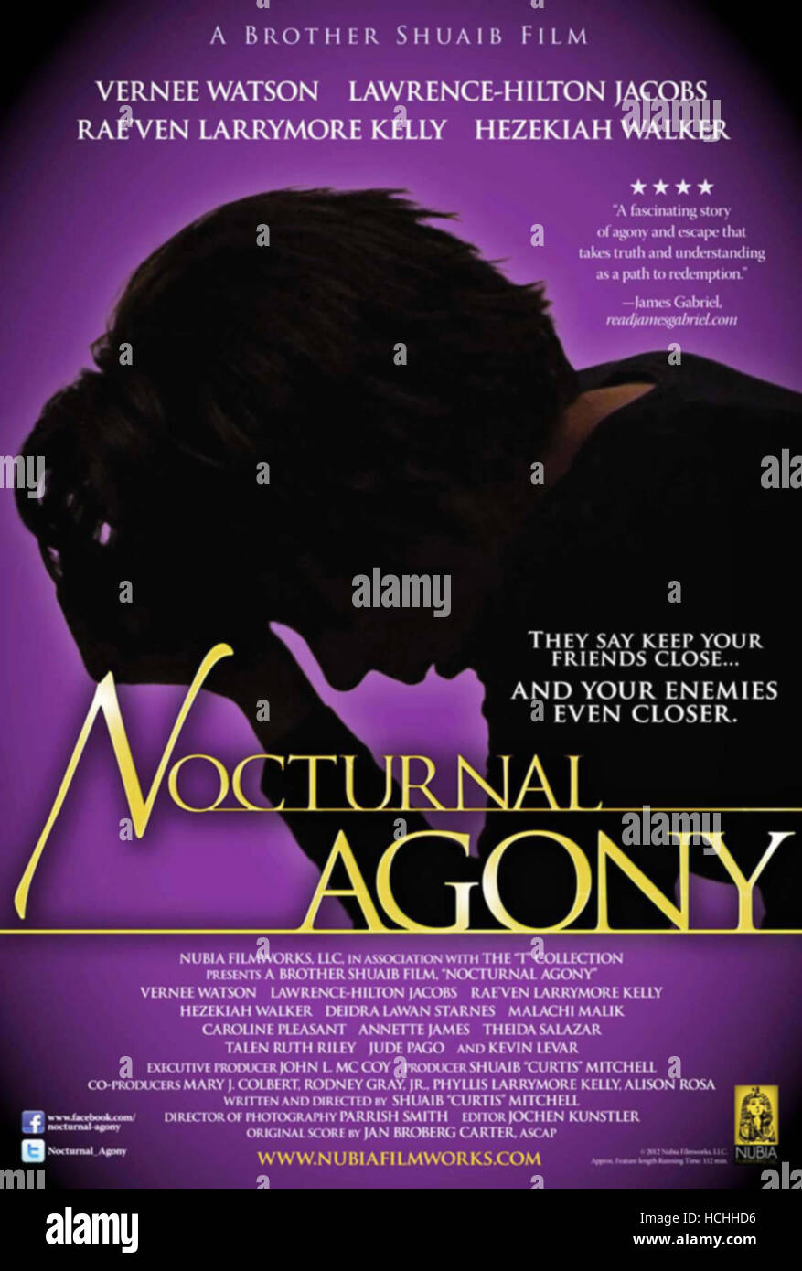 NOCTURNAL AGONY, US poster ART, 2011. ©Nubia Filmworks/Courtesy Everett ...