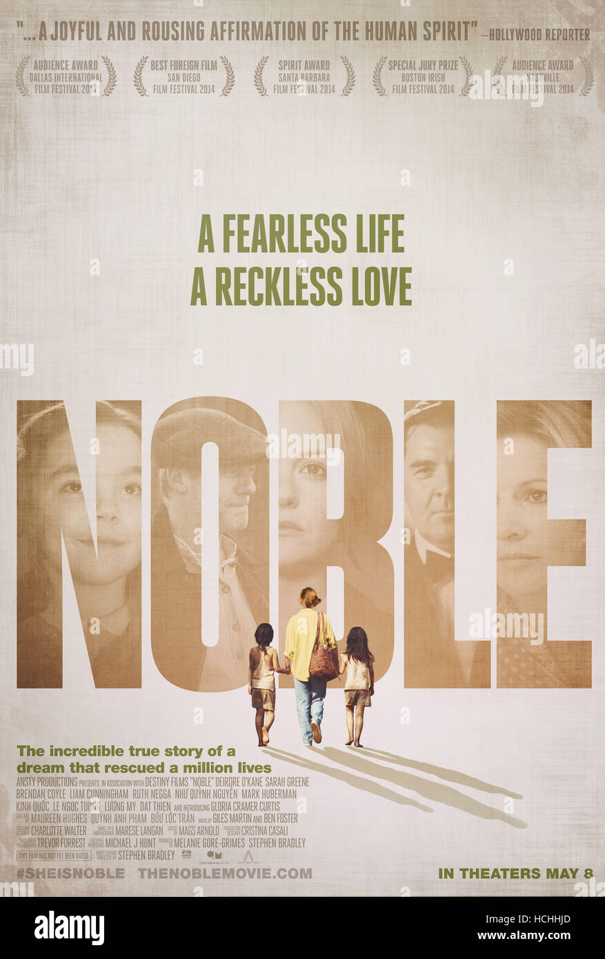NOBLE, US poster art, top from left: Gloria Cramer Curtis, Liam ...