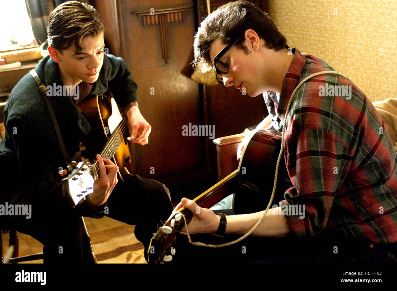 NOWHERE BOY, from left: Thomas Sangster as Paul McCartney, Aaron ...