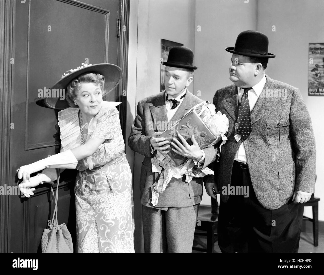 NOTHING BUT TROUBLE, Mary Boland, Stan Laurel, Oliver Hardy, 1944 Stock ...