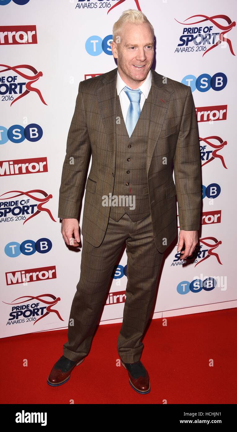 London, UK. 7th Dec, 2016. Iwan Thomas at The Pride Of Sports Awards ...