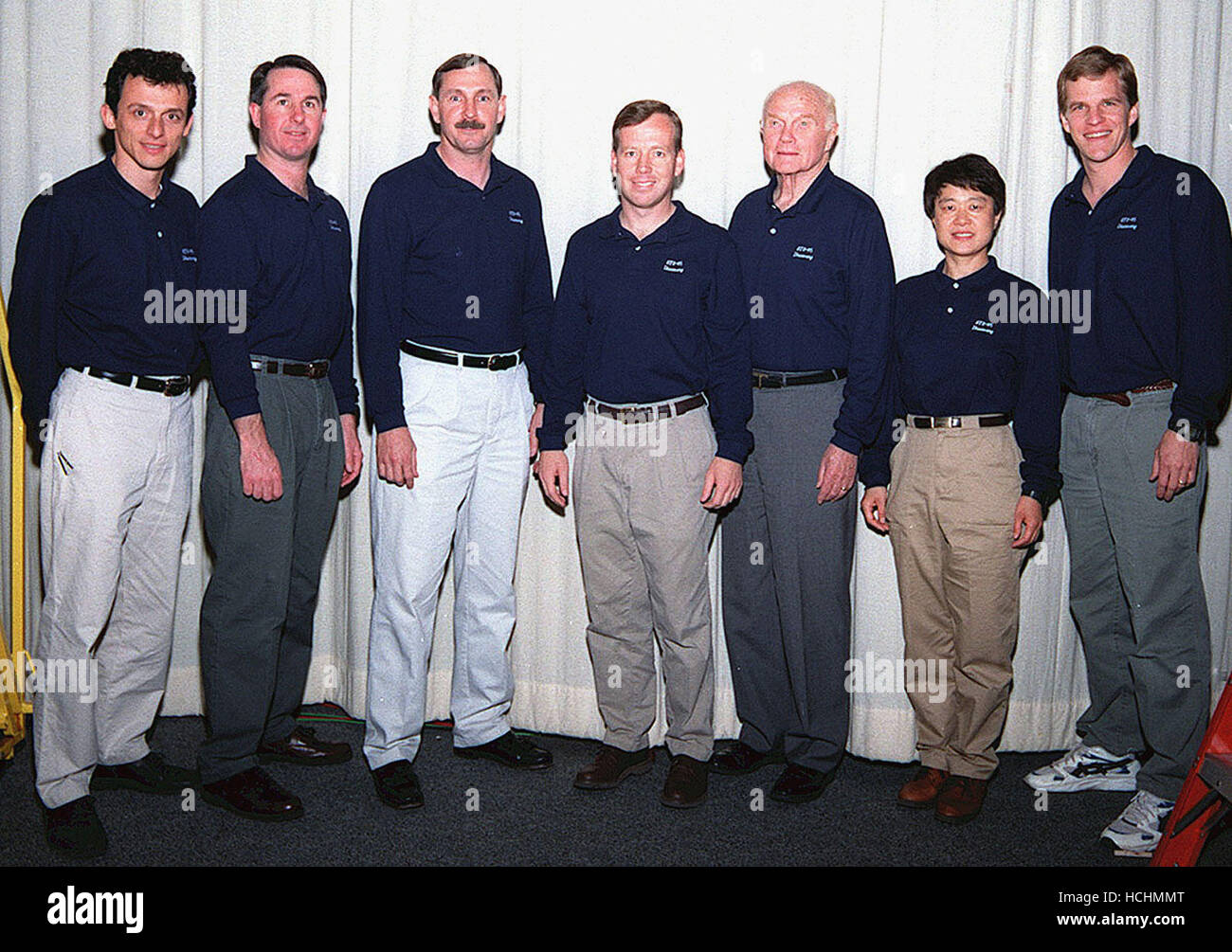 The STS-95 Crew assigned to fly aboard the Space Shuttle Discovery ...
