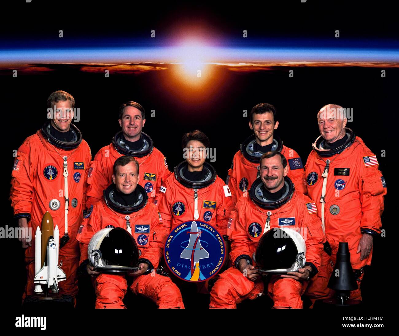 Five astronauts based at NASA's Johnson Space Center (JSC) and two ...