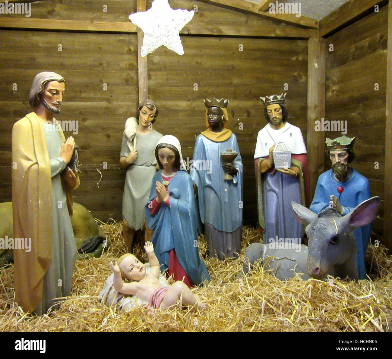 Shopping centre christmas grotto hi-res stock photography and images ...