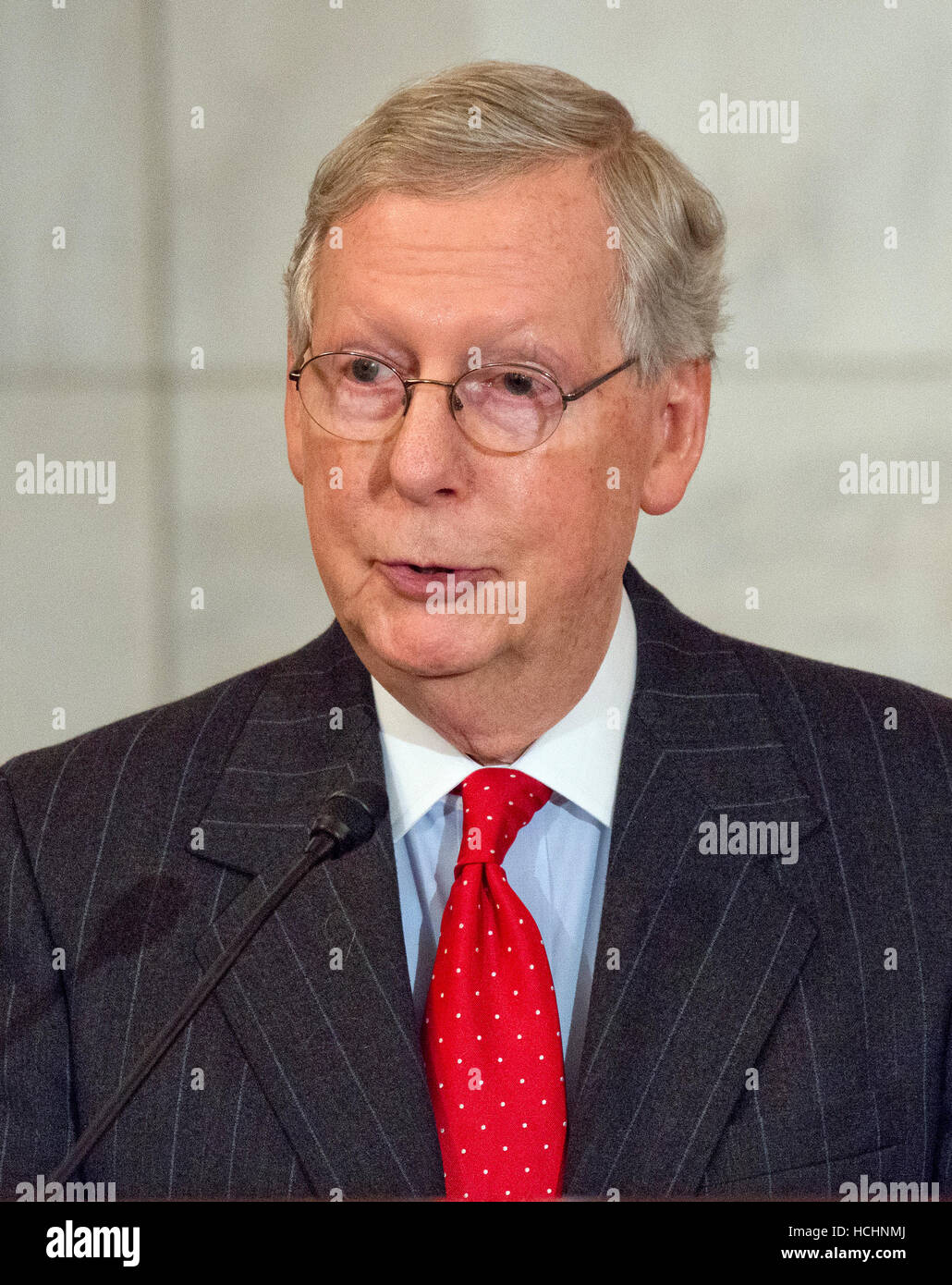 Washington DC, USA. 8th Dec, 2016. United States Senate Majority Leader ...