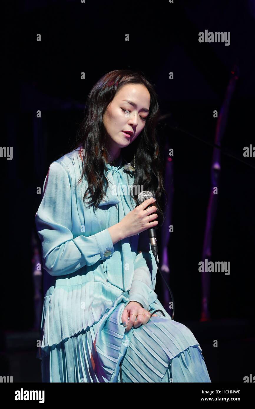 Seoul, Korea. 08th Dec, 2016. Yoon ah Kim solo for her 4th album in ...