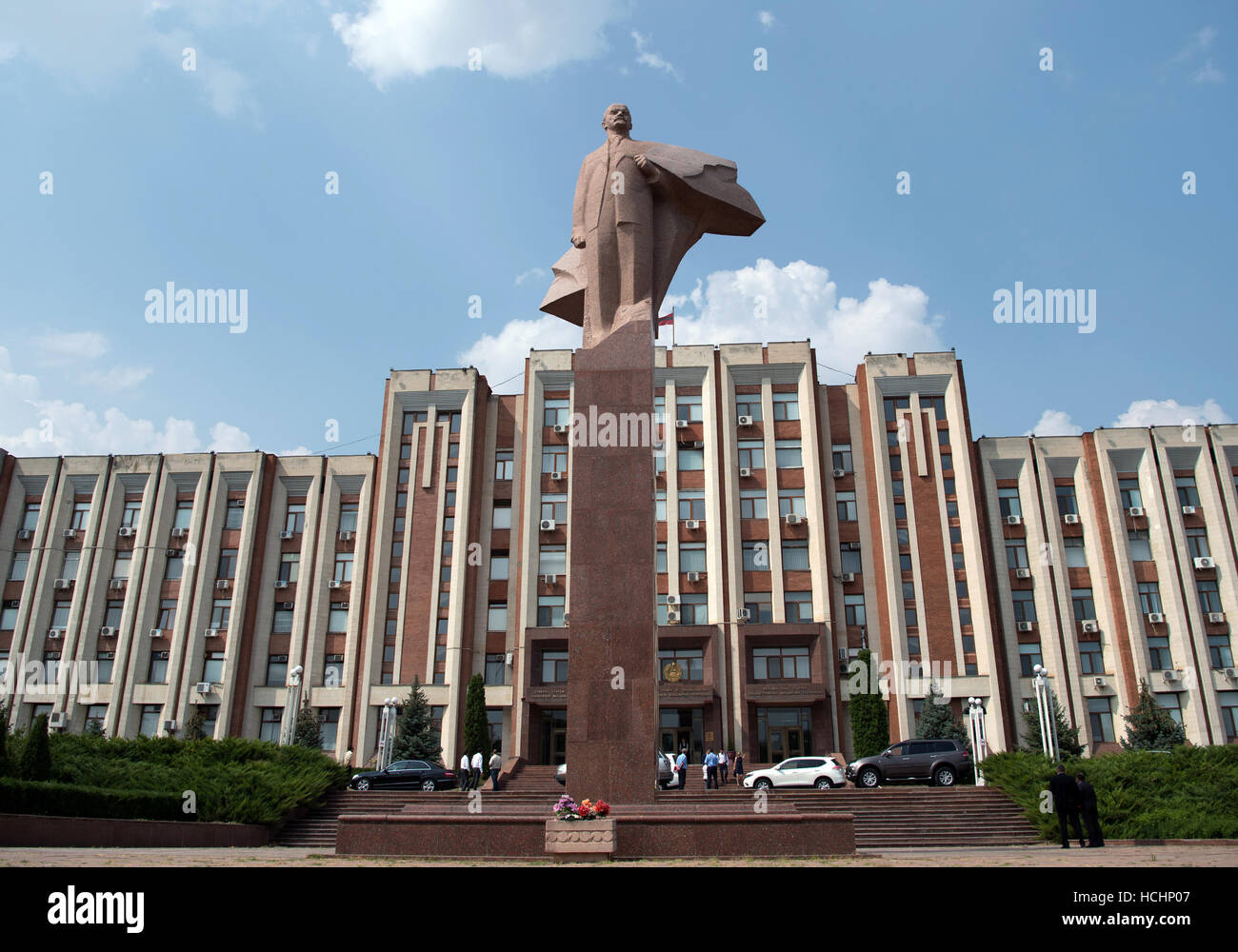 An archive picture dated 26 July 2016 showing a statue of Lenin in ...