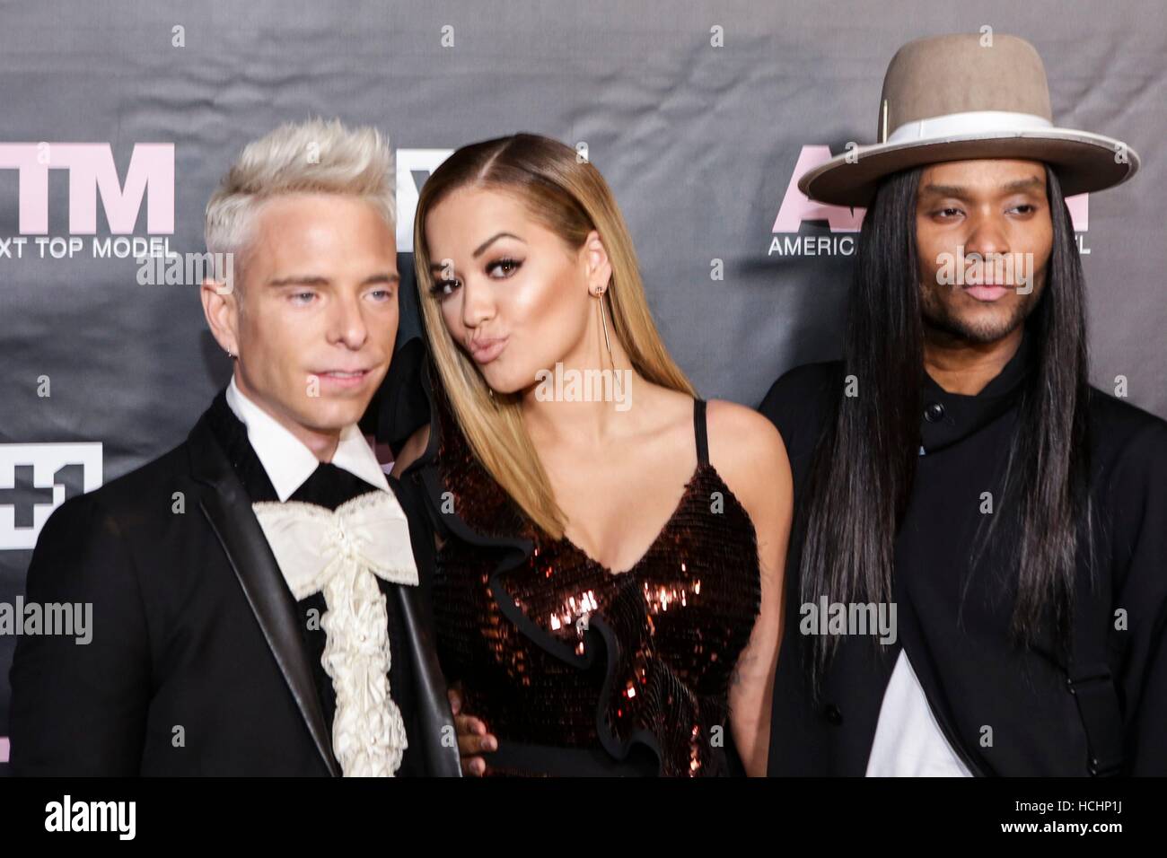 New York, NY, USA. 8th Dec, 2016. Drew Elliot, Rita Ora, Law Roach at ...