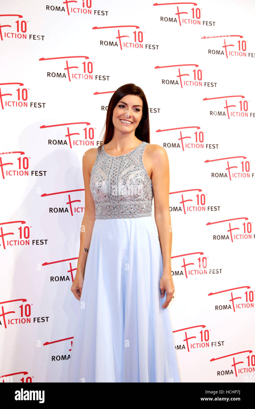 Rome, Italy. 8th Dec, 2016. Actress Lara Basso attends the red carpet ...