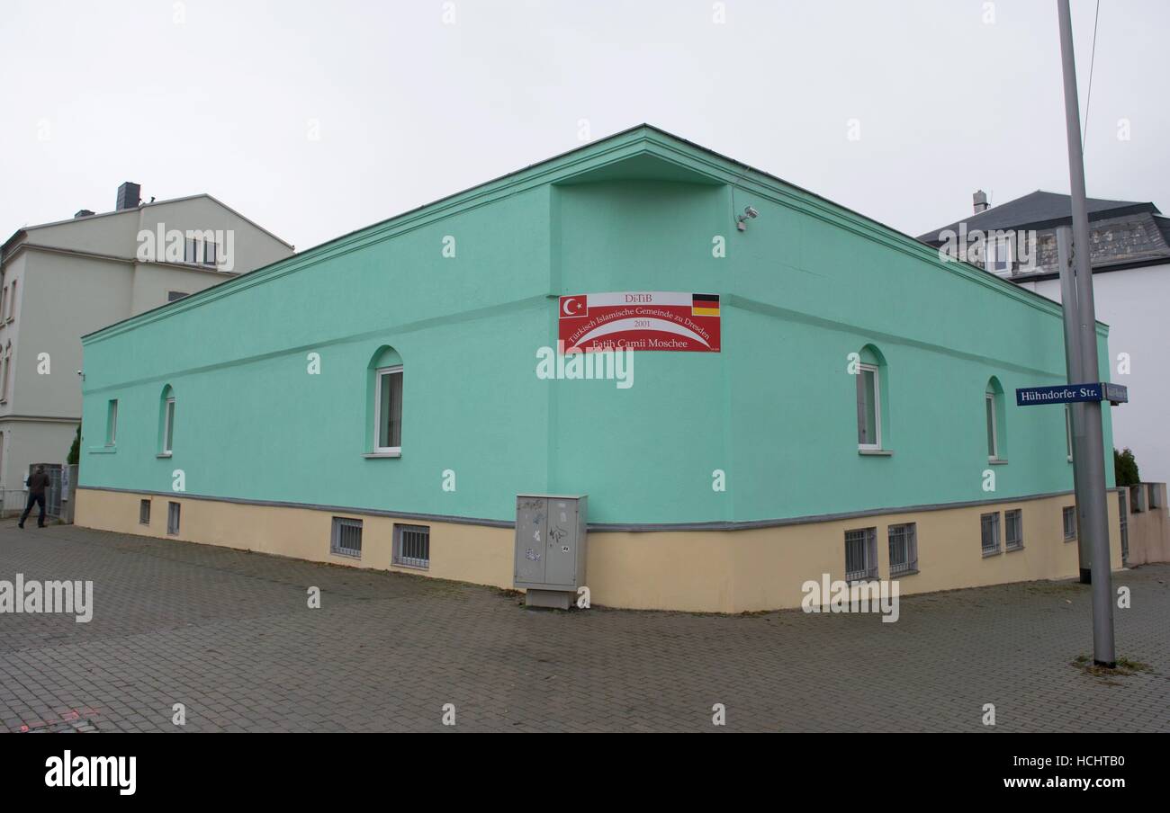 Dresden, Germany. 9th Dec, 2016. View of the Fatih Camii mosque in ...