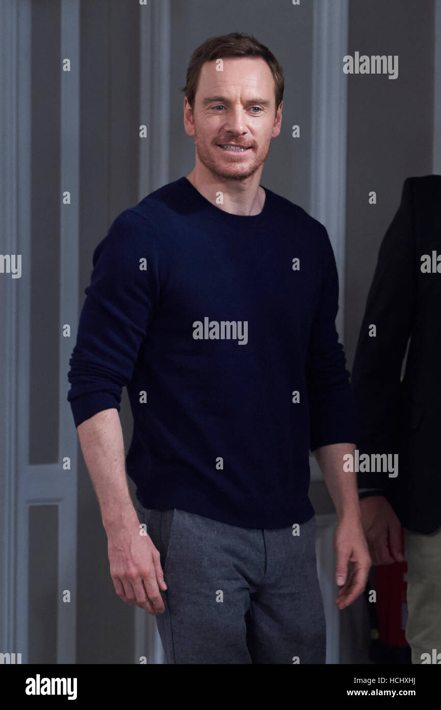 Actor Michael Fassbender during the photocall of the film "AssassinsÂ´s ...