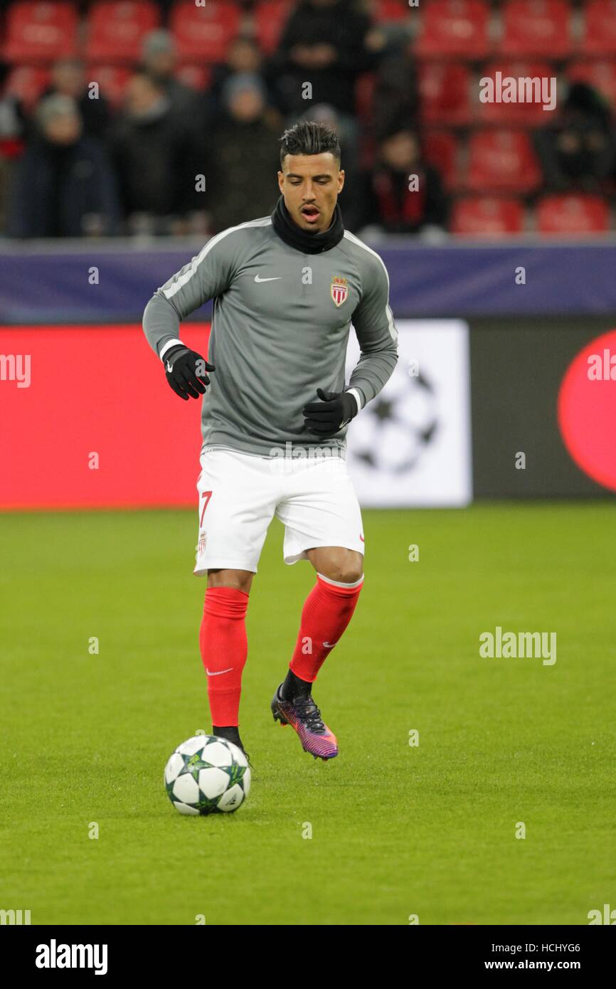 Leverkusen, Germany. 07th Dec, 2016. Nabil Dirar AS Monaco In action at the Champions League ...