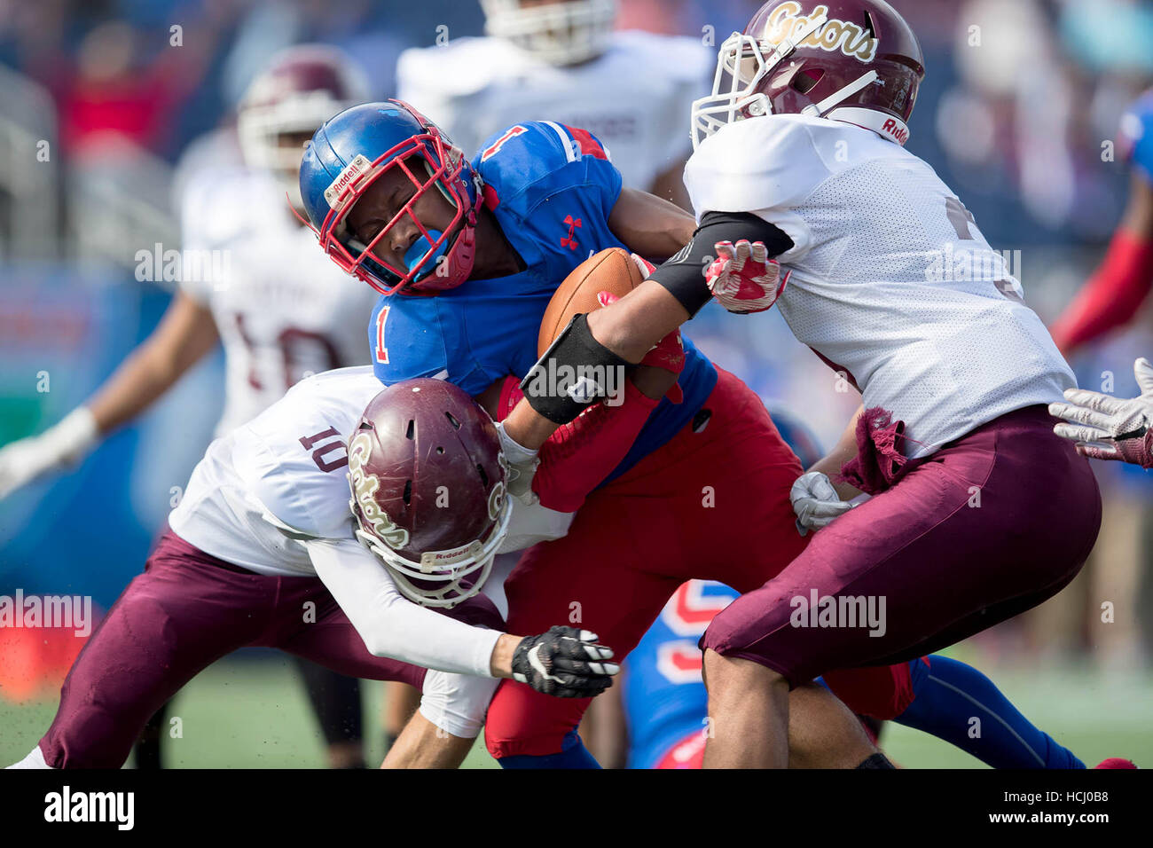 Orlando, Florida, USA. 9th Dec, 2016. Pahokee Blue Devils Rodney McKay ...