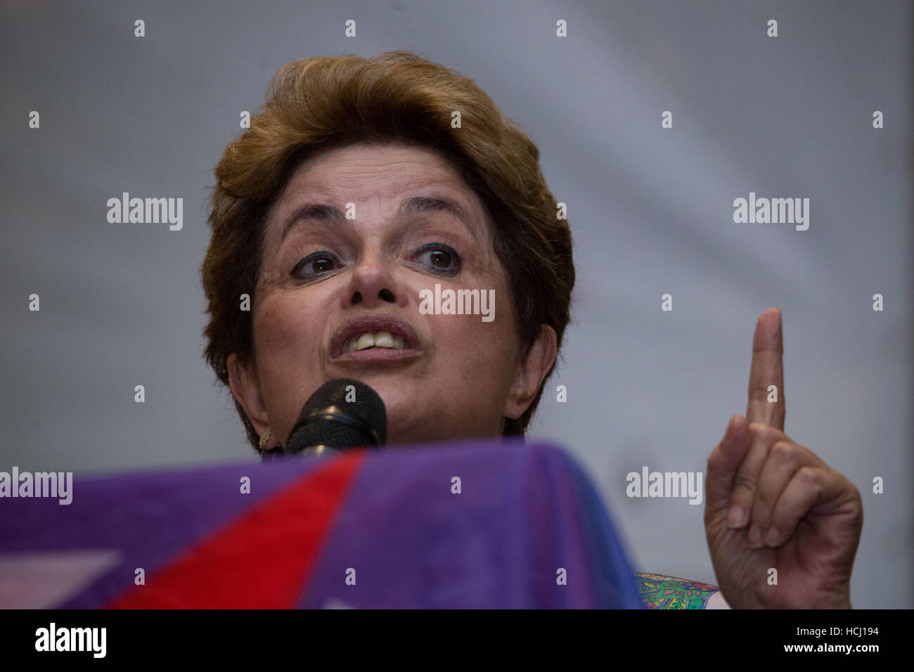 Sao Paulo, Brazil. 9th Dec, 2016. DILMA ROUSSEFF, former president of ...