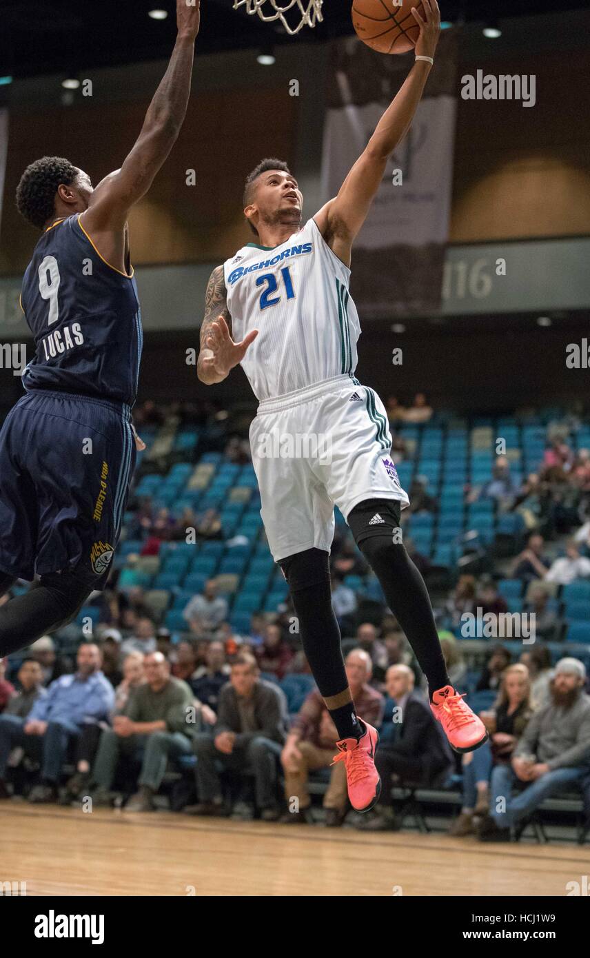 Reno, Nevada, USA. 9th Dec, 2016. Reno Bighorn Guard JAMAL BRANCH (21 ...