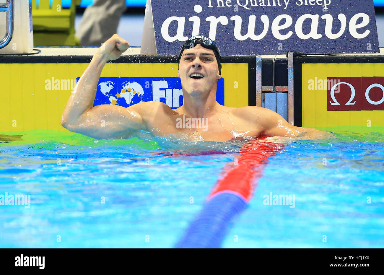 Windsor, Canada. 9th Dec, 2016. Jesse Puts of Netherlands celebrates ...