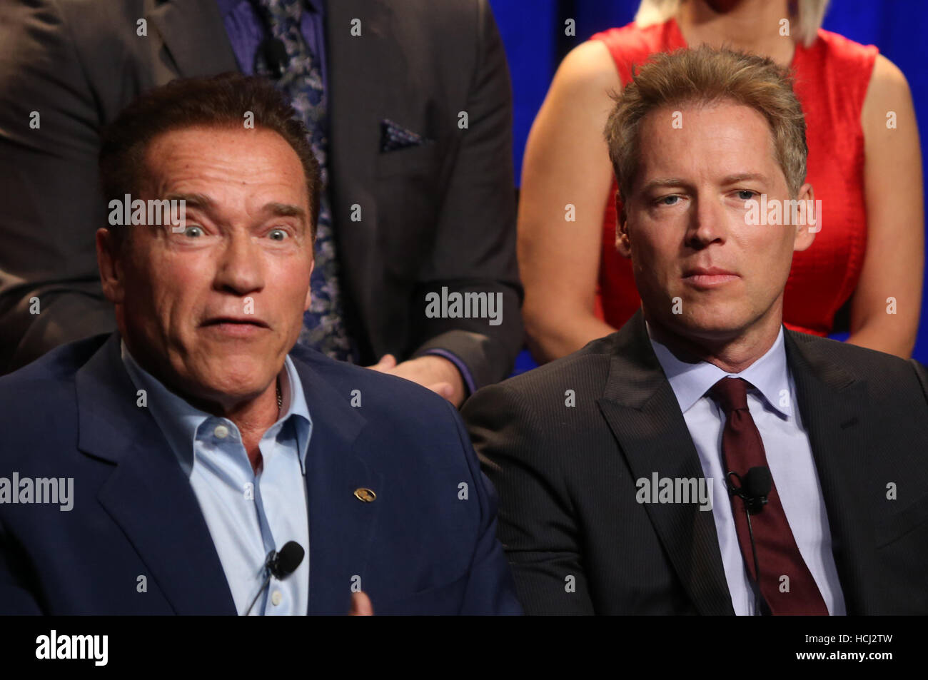 Universal City, CA. 09th Dec, 2016. Arnold Schwarzenegger, Patrick ...