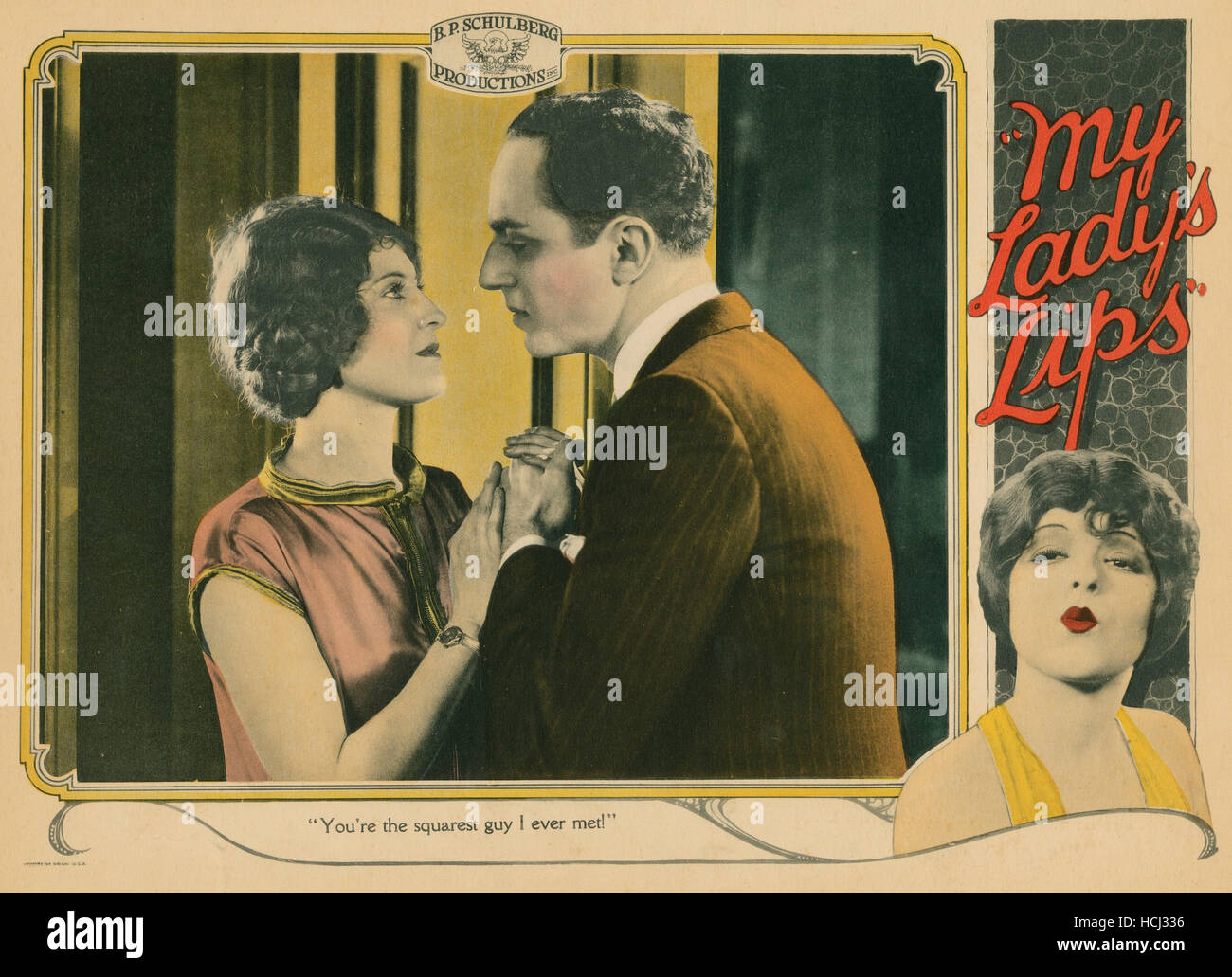 MY LADY'S LIPS, lobbycard, from left: Alyce Mills, William Powell ...