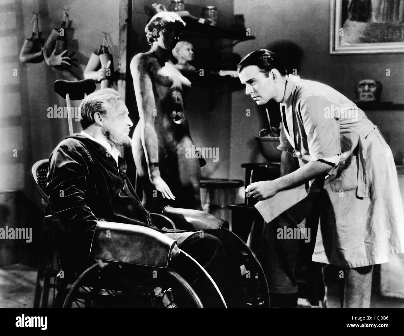 MYSTERY OF THE WAX MUSEUM, Lionel Atwill, Allen Vincent, 1933 Stock ...