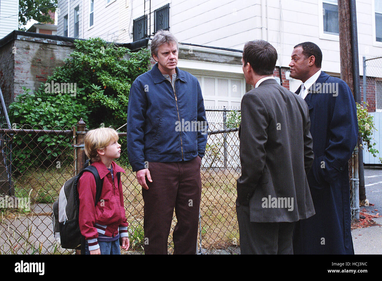 MYSTIC RIVER, Cayden Boyd, Tim Robbins, Kevin Bacon, Laurence Fishburne ...