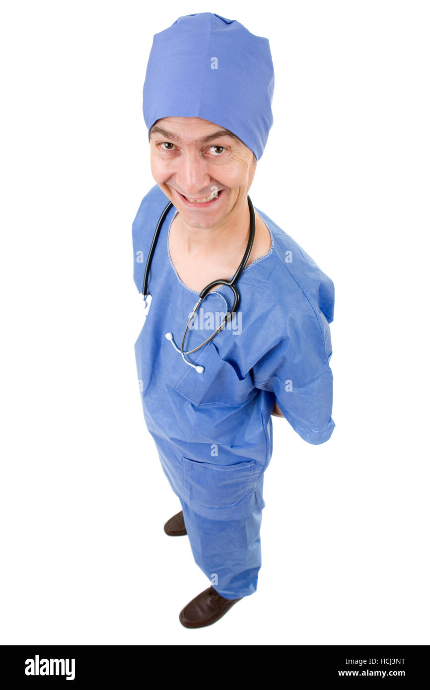 young male doctor full length, isolated on white background Stock Photo ...