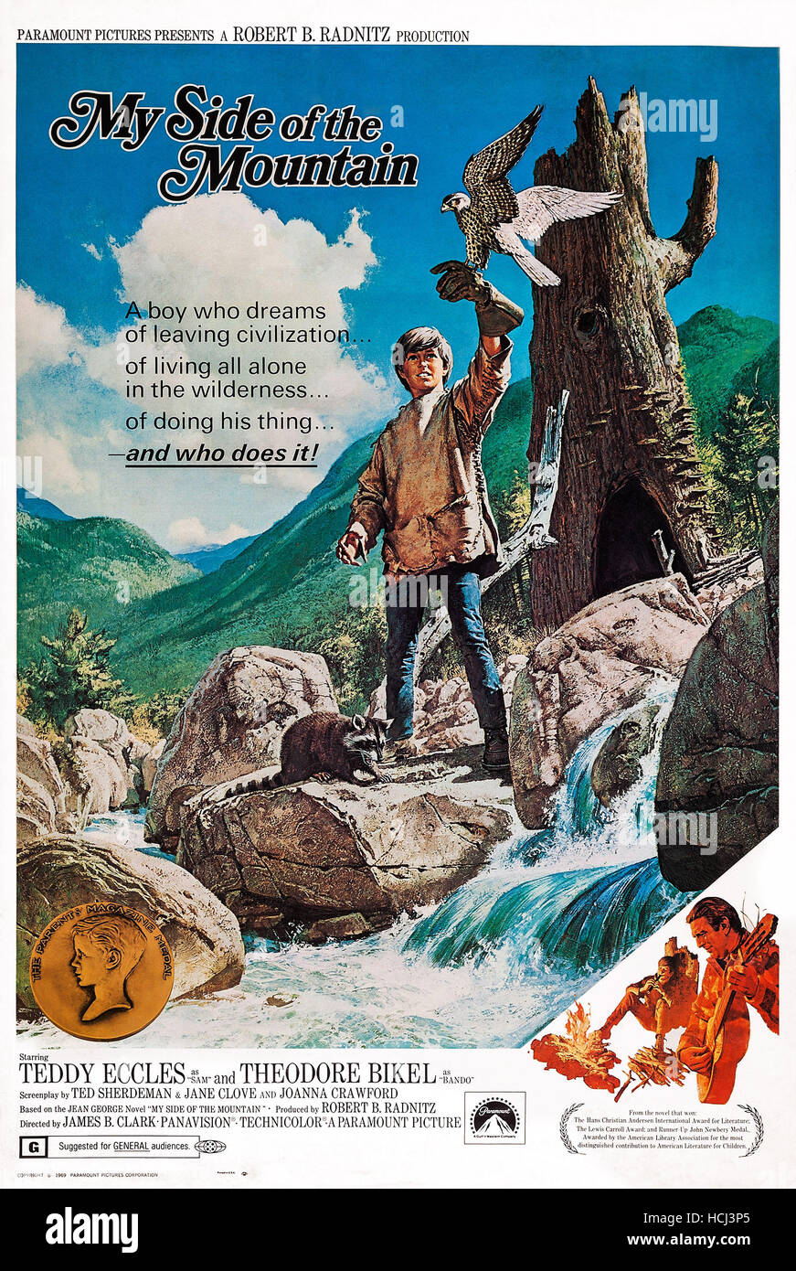 MY SIDE OF THE MOUNTAIN, US poster art, Ted Eccles, 1969 Stock Photo ...