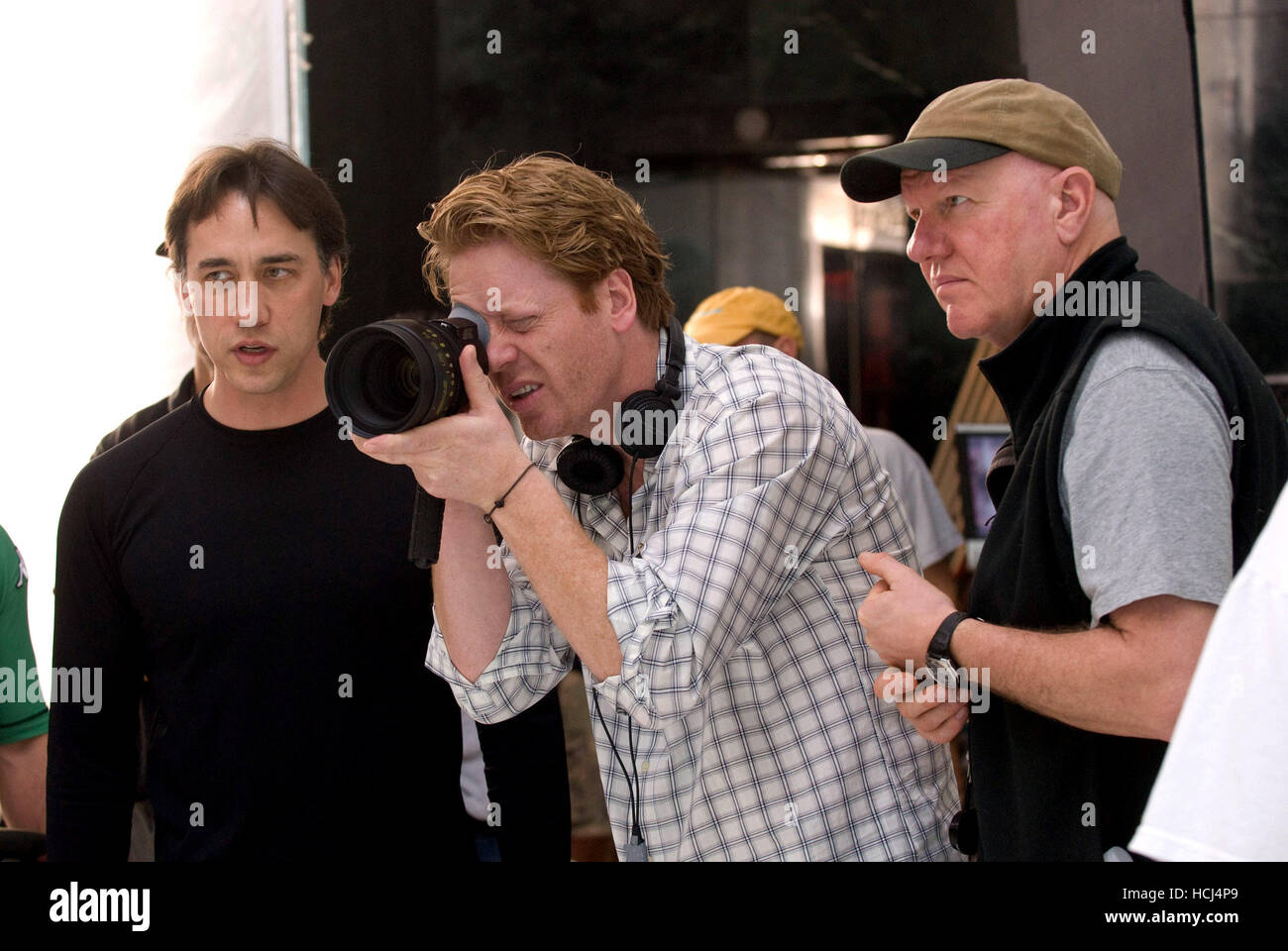 NEW IN TOWN, director Jonas Elmer (center), Cinematographer Chris ...