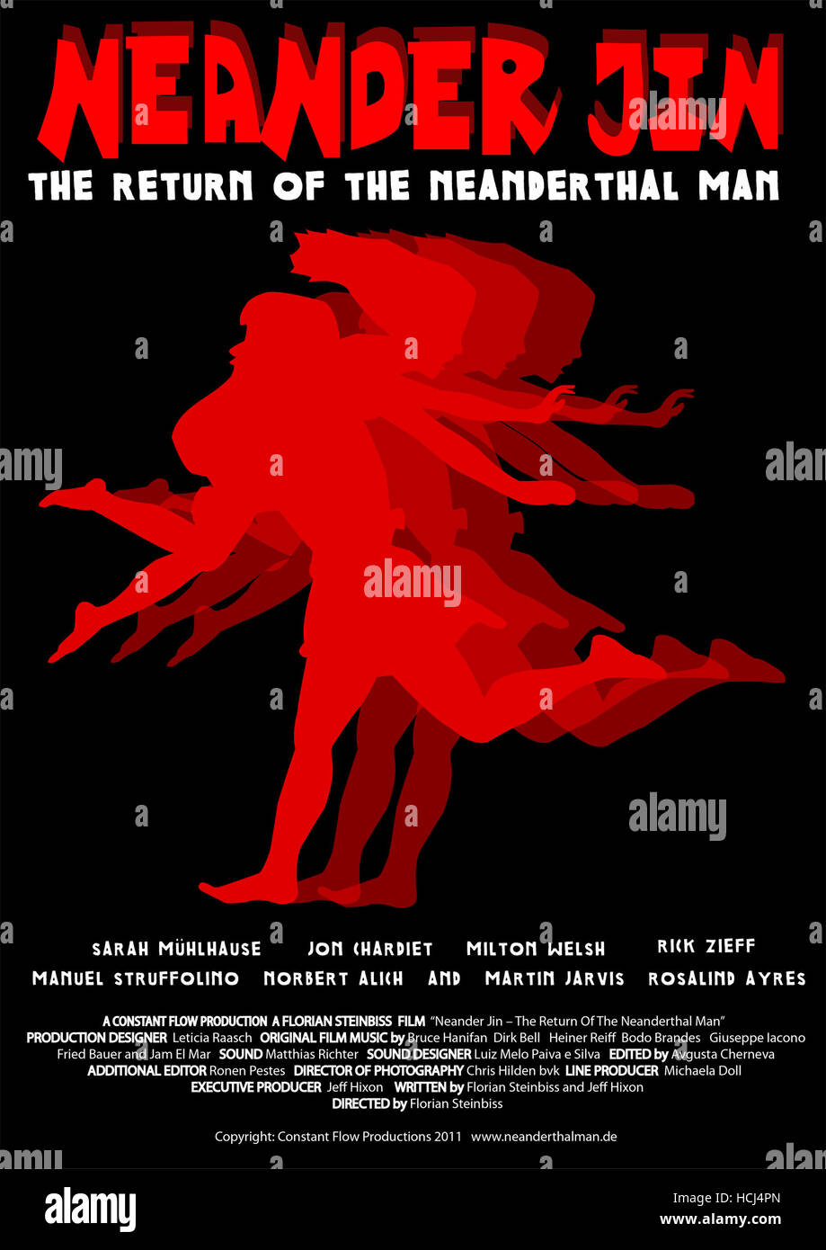 NEANDER-JIN: THE RETURN OF THE NEANDERTHAL MAN, international poster ...