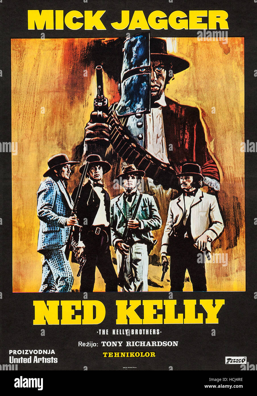 NED KELLY, Czech poster art, Mick Jagger, ( top center and bottom ...