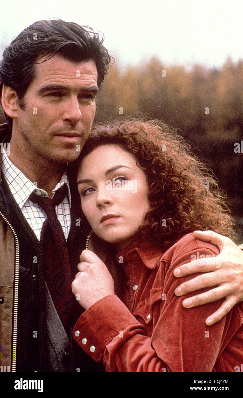 NEPHEW, THE. (l to r): Pierce Brosnan & Aislin McGuckin. 1998 Stock ...