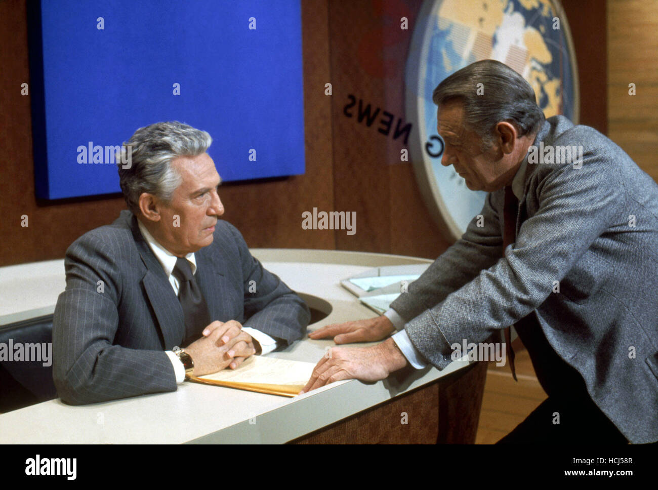 NETWORK, Peter Finch, William Holden, 1976 Stock Photo - Alamy