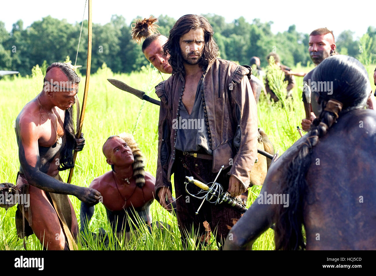 THE NEW WORLD, Colin Farrell (center), 2005, (c) New Line/courtesy ...