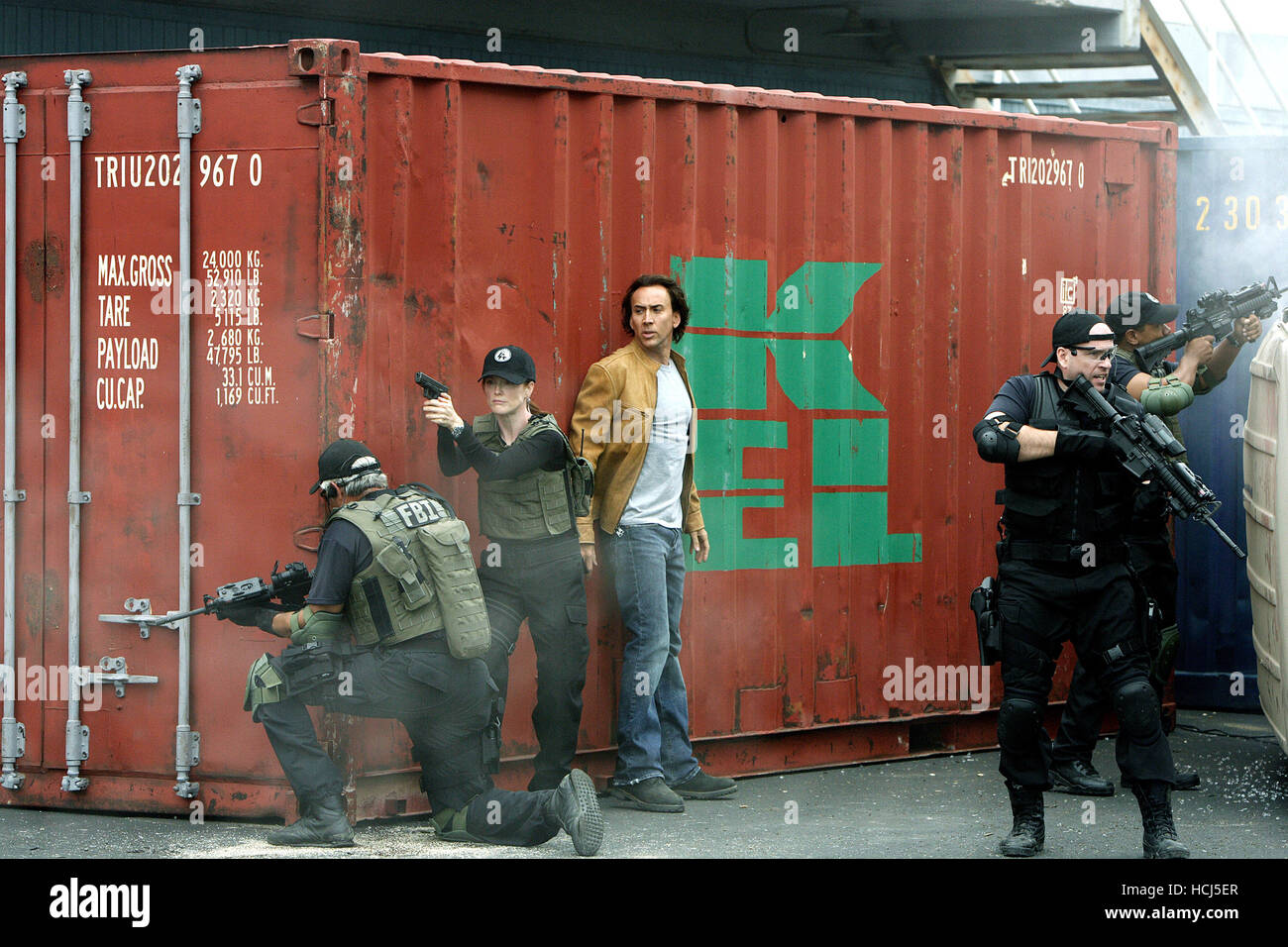 NEXT, Julianne Moore (second from left), Nicolas Cage, 2007. ©Paramount ...