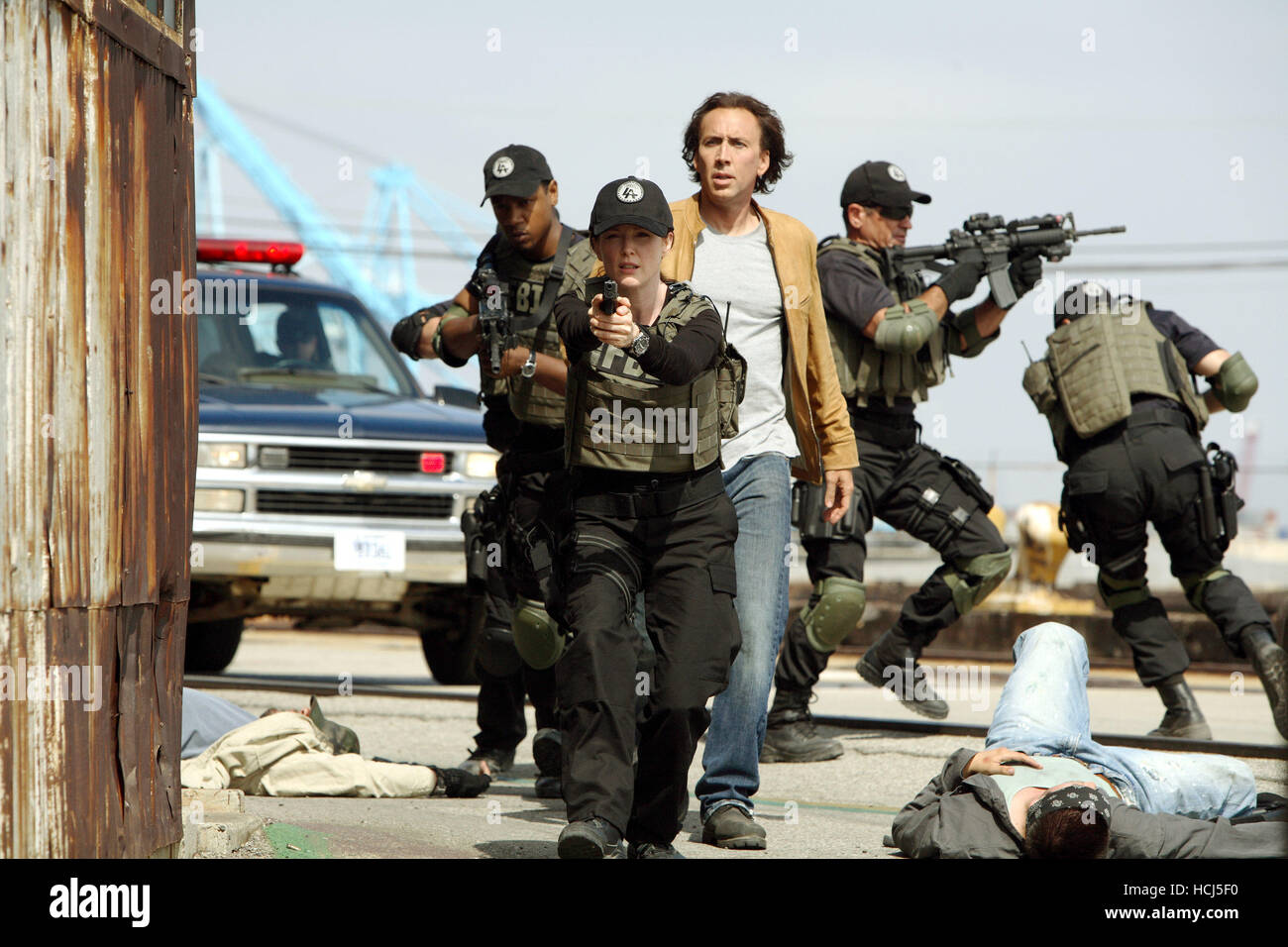 NEXT, Julianne Moore (second from left), Nicolas Cage, 2007. ©Paramount ...