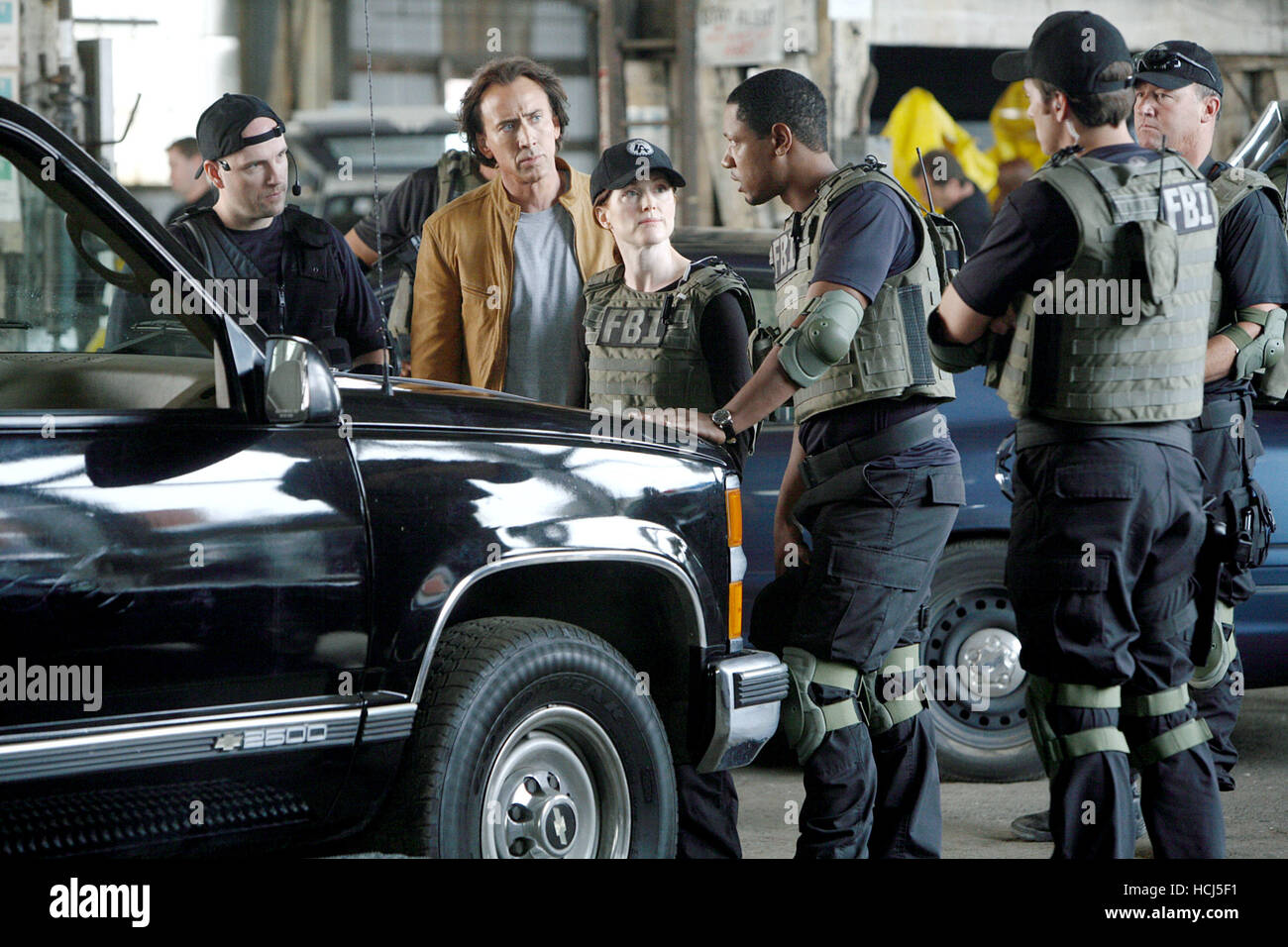 NEXT, Nicolas Cage (second from left), Julianne Moore, 2007. ©Paramount ...