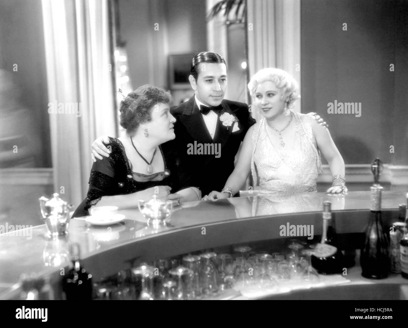 NIGHT AFTER NIGHT, from left: Alison Skipworth, George Raft, Mae West ...