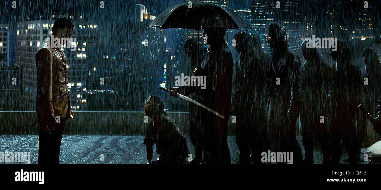 NINJA ASSASSIN, Rain (left), Anna Sawai (kneeling), Sho Kosugi (under ...